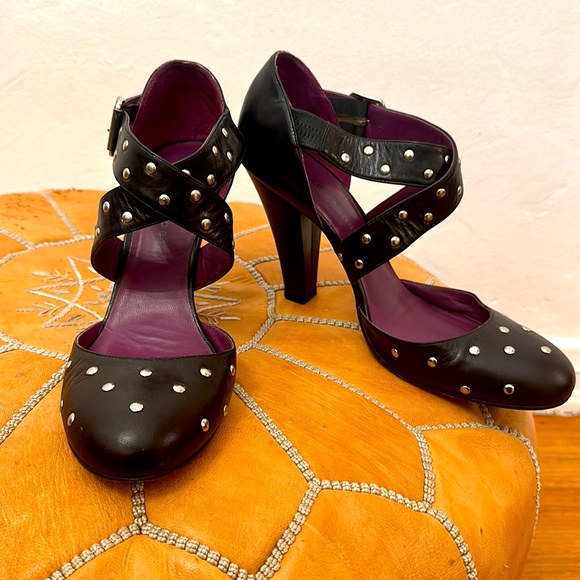 Marc Jacobs | Shoes | Marc Jacobs Studded Black Heels | Poshmark